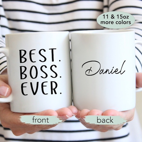 Best Manager Boss Ever Mug - Etsy