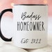 First Time Homeowner Gift New Home Gift Badass Homeowner Est - Etsy