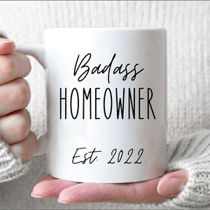 First Time Homeowner Gift New Home Gift Badass Homeowner Est - Etsy