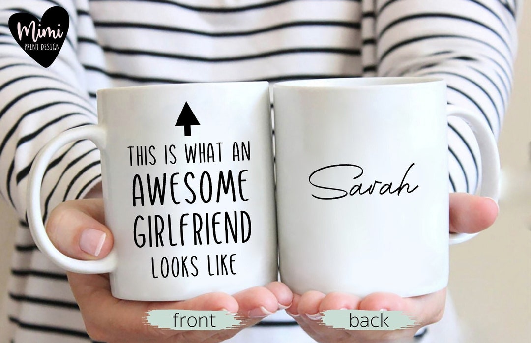 Best Girlfriend Mug Personalized Valentines Day Gift for - Etsy