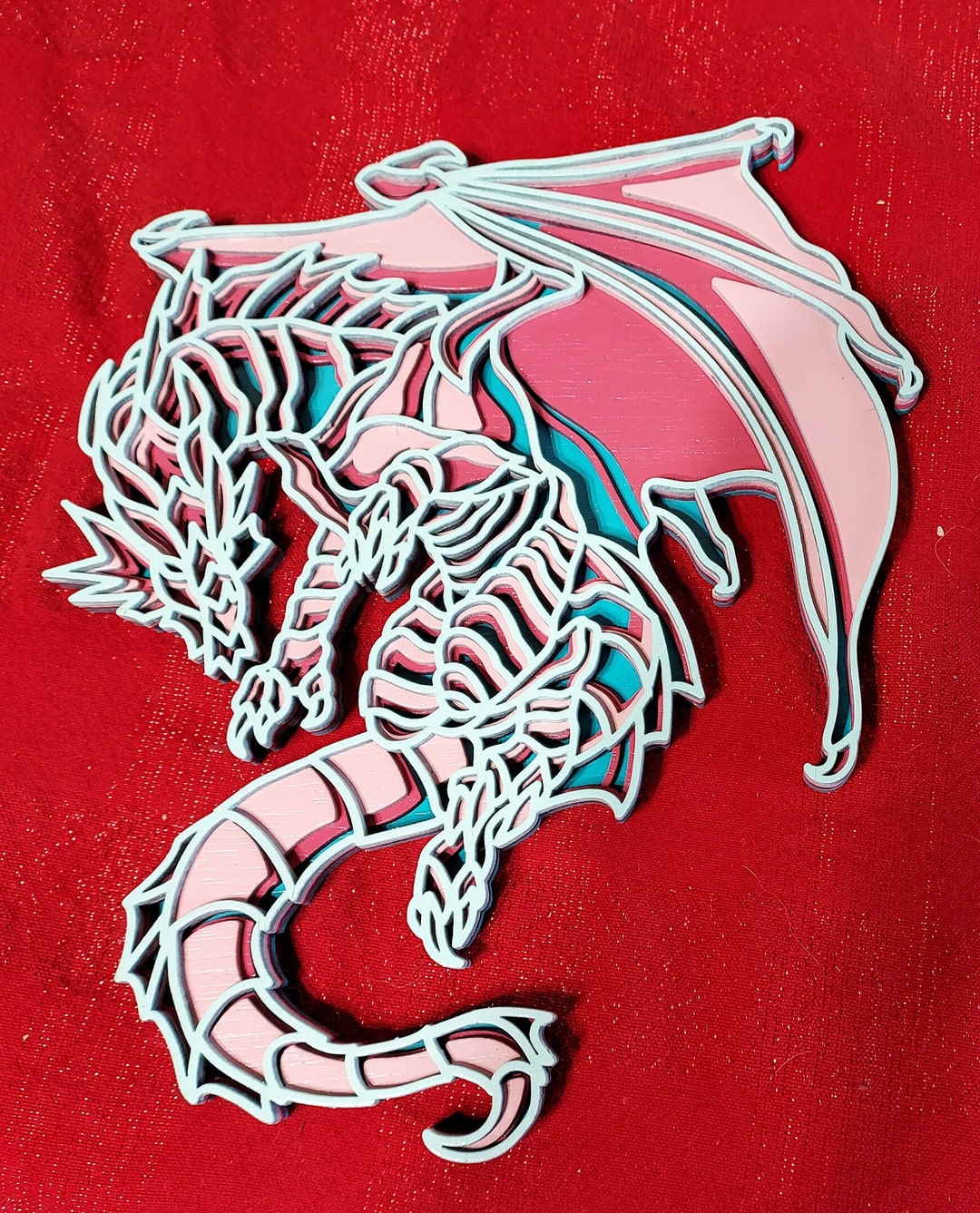 4 Layer Mandala Dragon Magic - Etsy