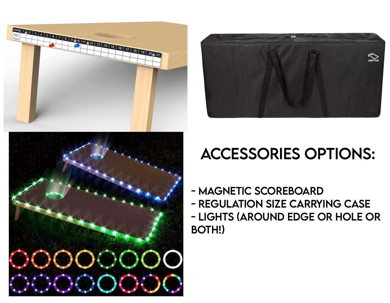 Stained Custom Made Cornhole Set | Etsy