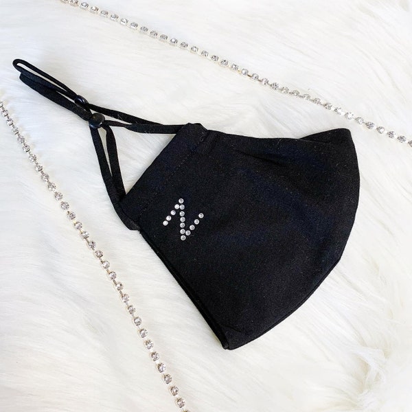 Bling Face Mask With Filter - Etsy