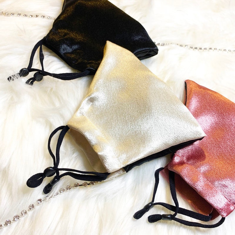 Satin Face Mask - Etsy