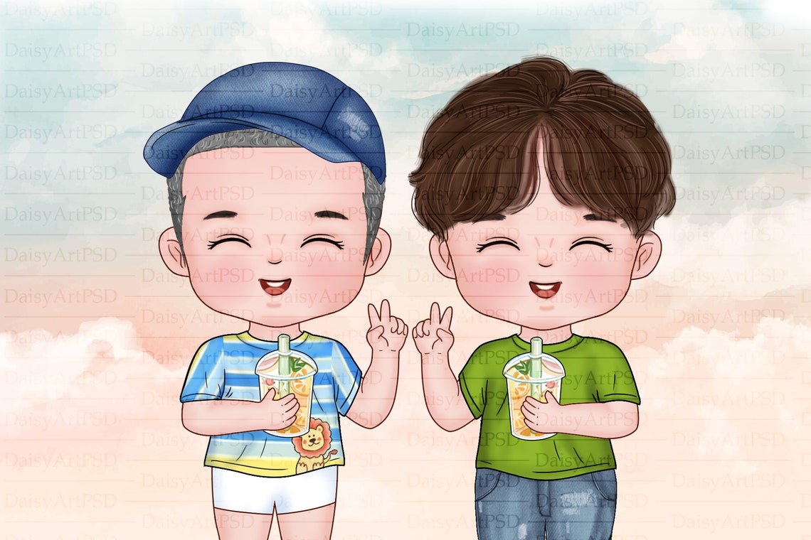 Children Clipart Boys Chibi Cute Kids Clipart Children Boy | Etsy