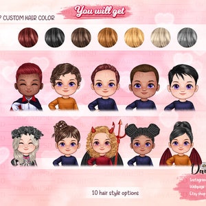 Children Halloween Clipart, Trick or Treat, Halloween Clipart ...