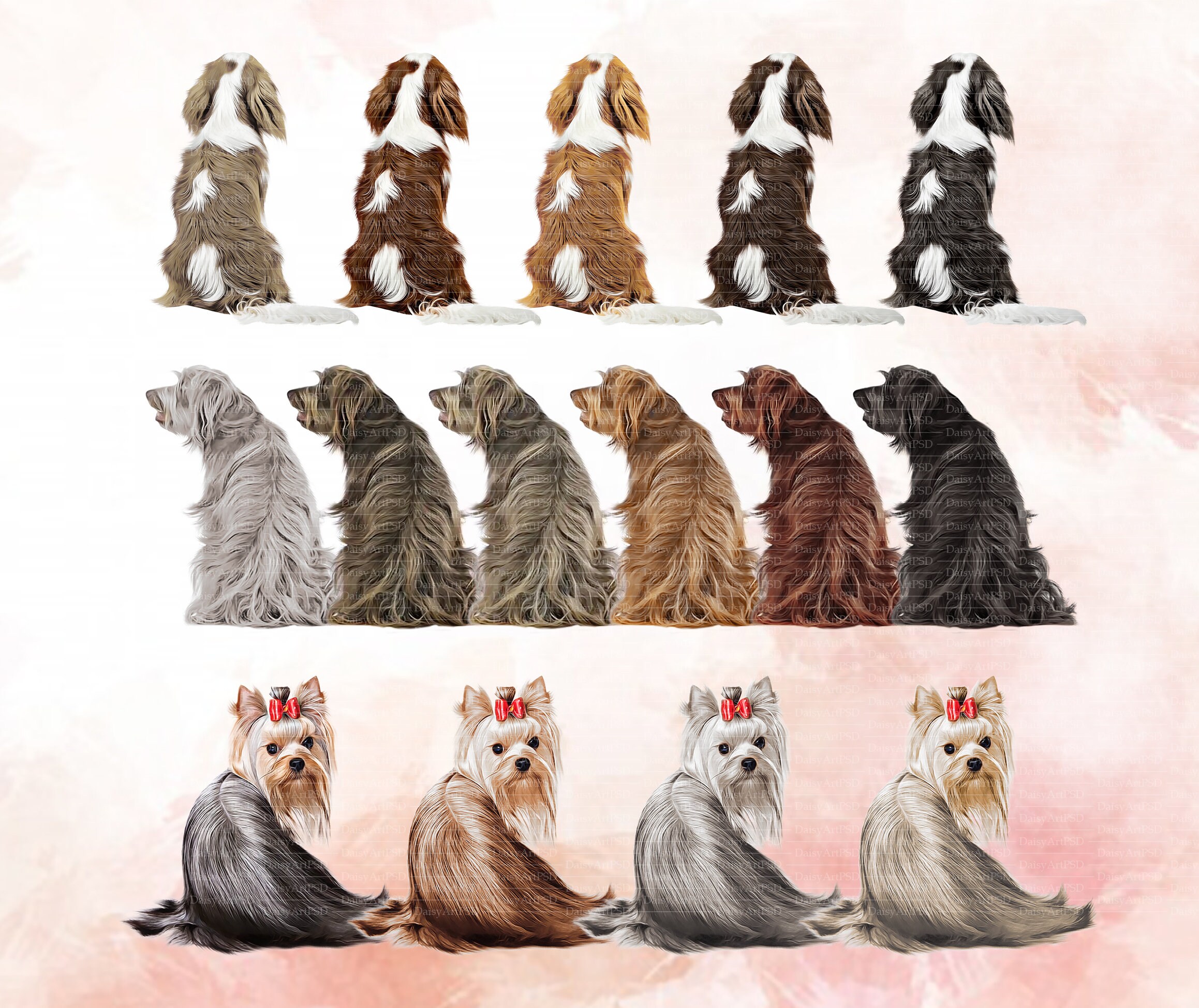 Dog Breeds Clipart DOGS CLIPART PETS 02 | Etsy