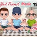 Summer Picnic Chibi Clipart. Boys Chibi. Summer Fashion. Best | Etsy