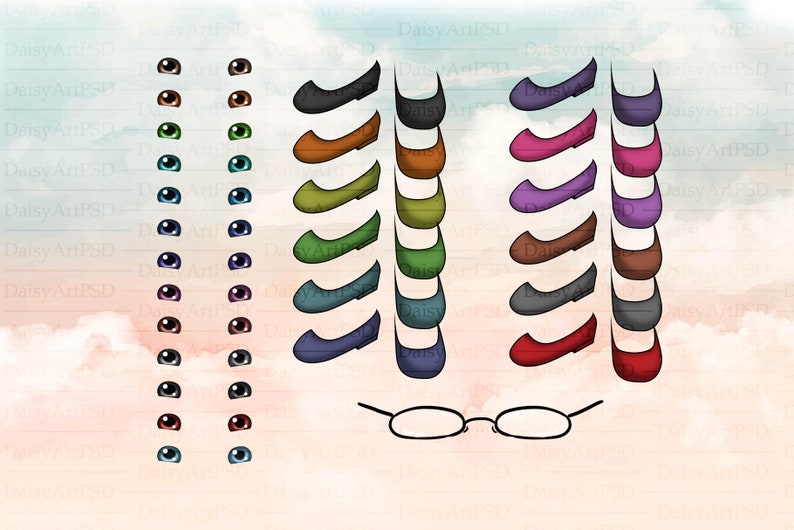 Grandmother Chibi Best Friends Old Ladies Clipart Besties - Etsy