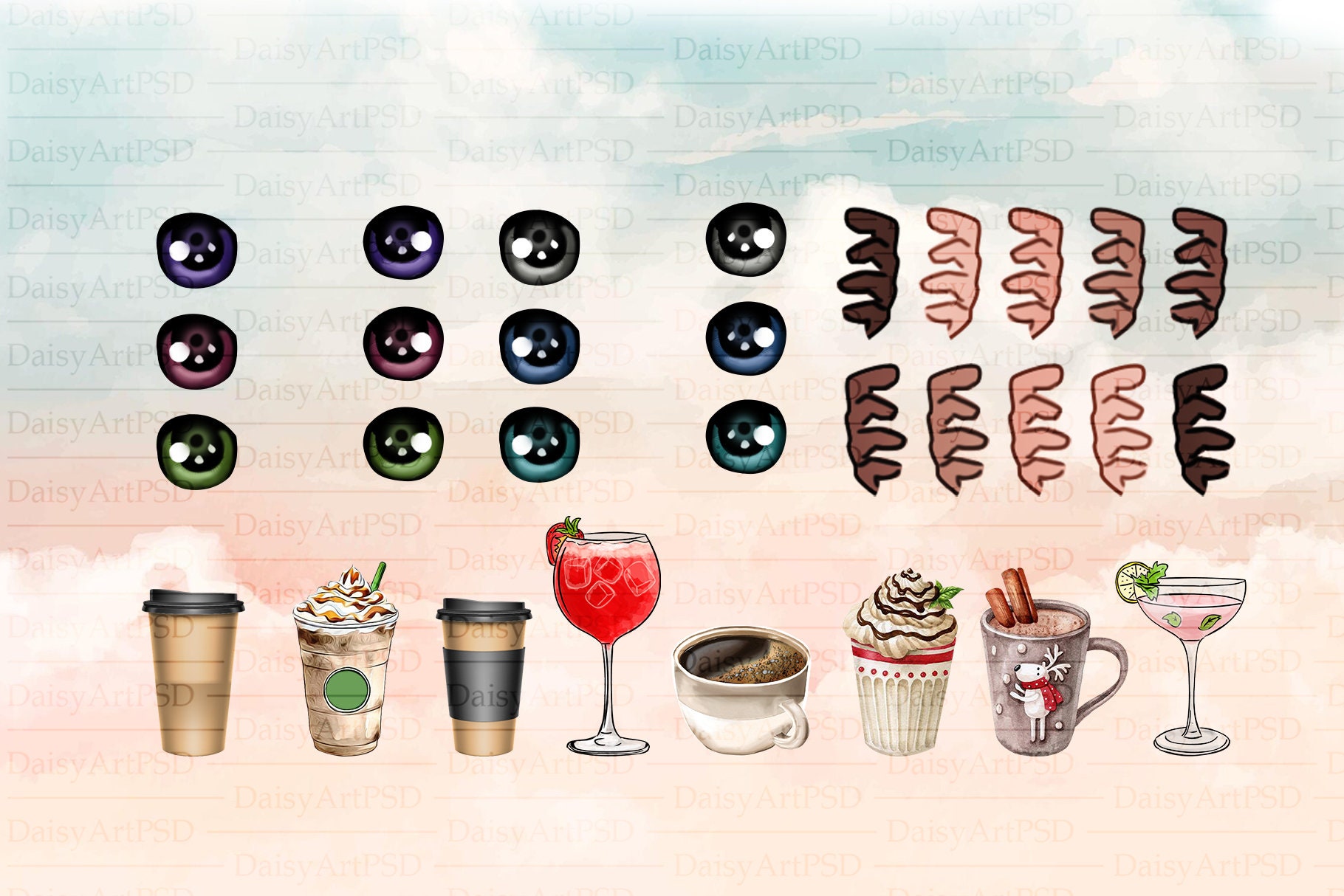 Best Friends Chibi Cute Clipart Besties Clipart Office Girl - Etsy