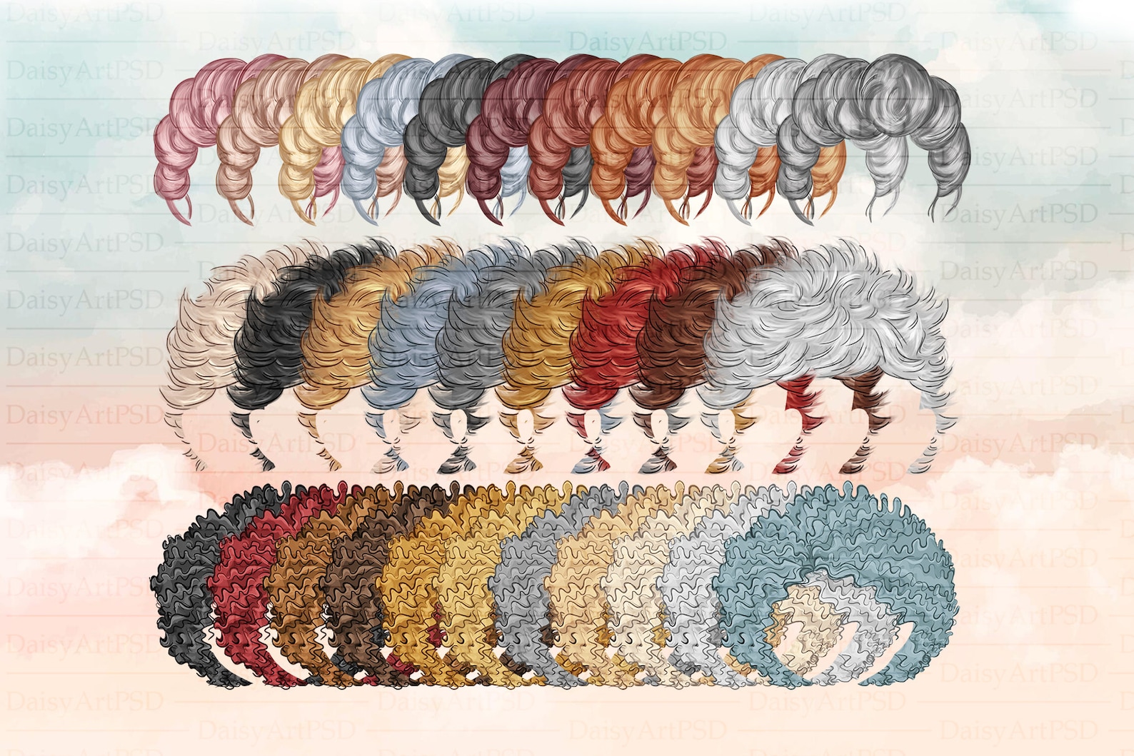 Grandmother Chibi Best Friends Old Ladies Clipart Besties - Etsy