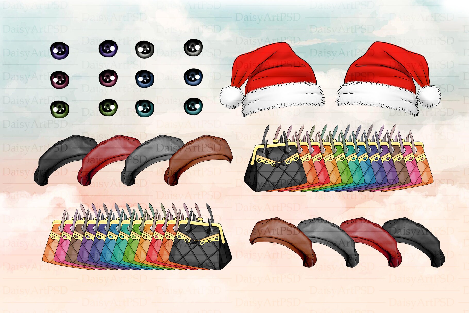 Best Friends Chibi Winter Cute Clipart Winter Fashion Girls - Etsy