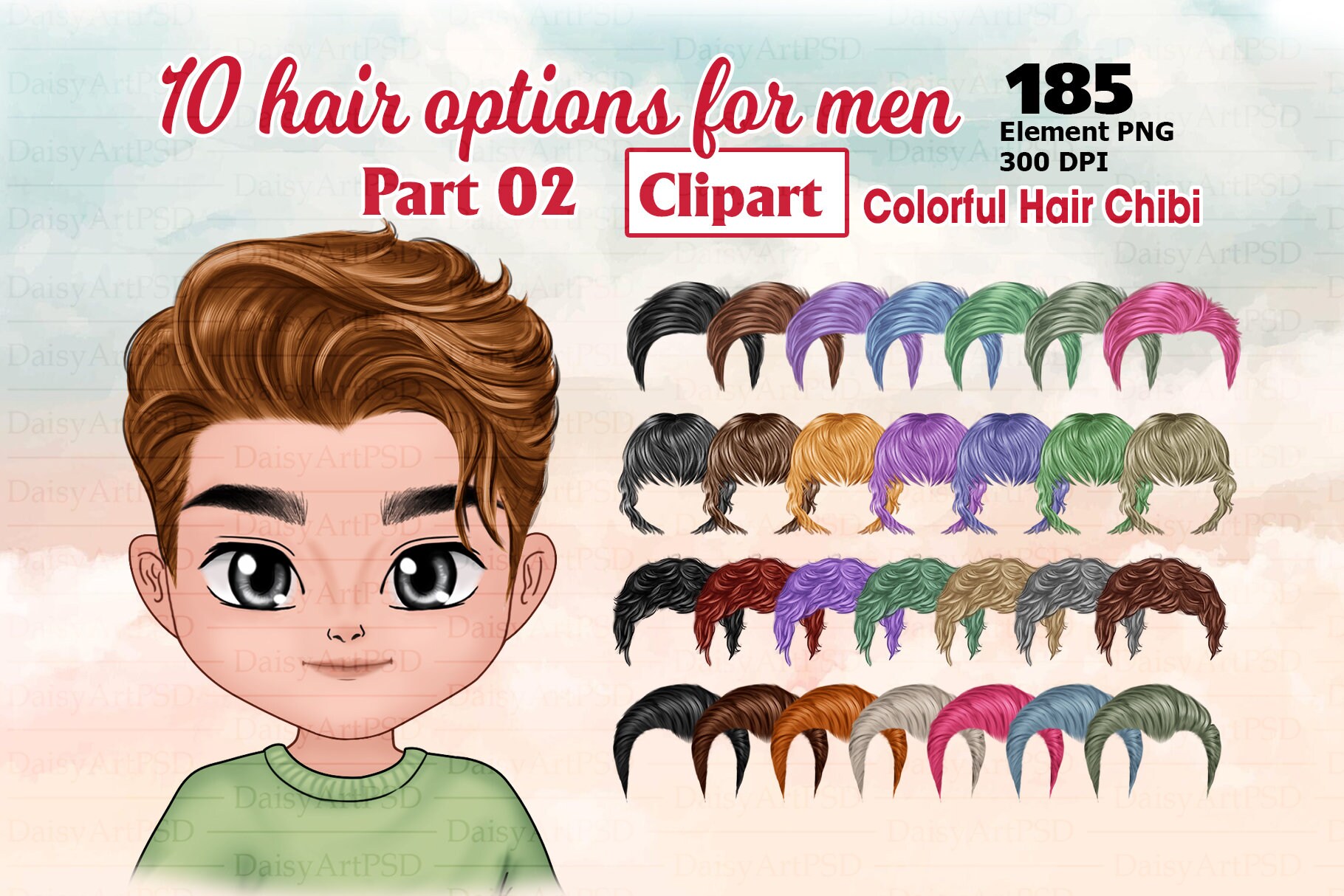 Chibi Hair Male
