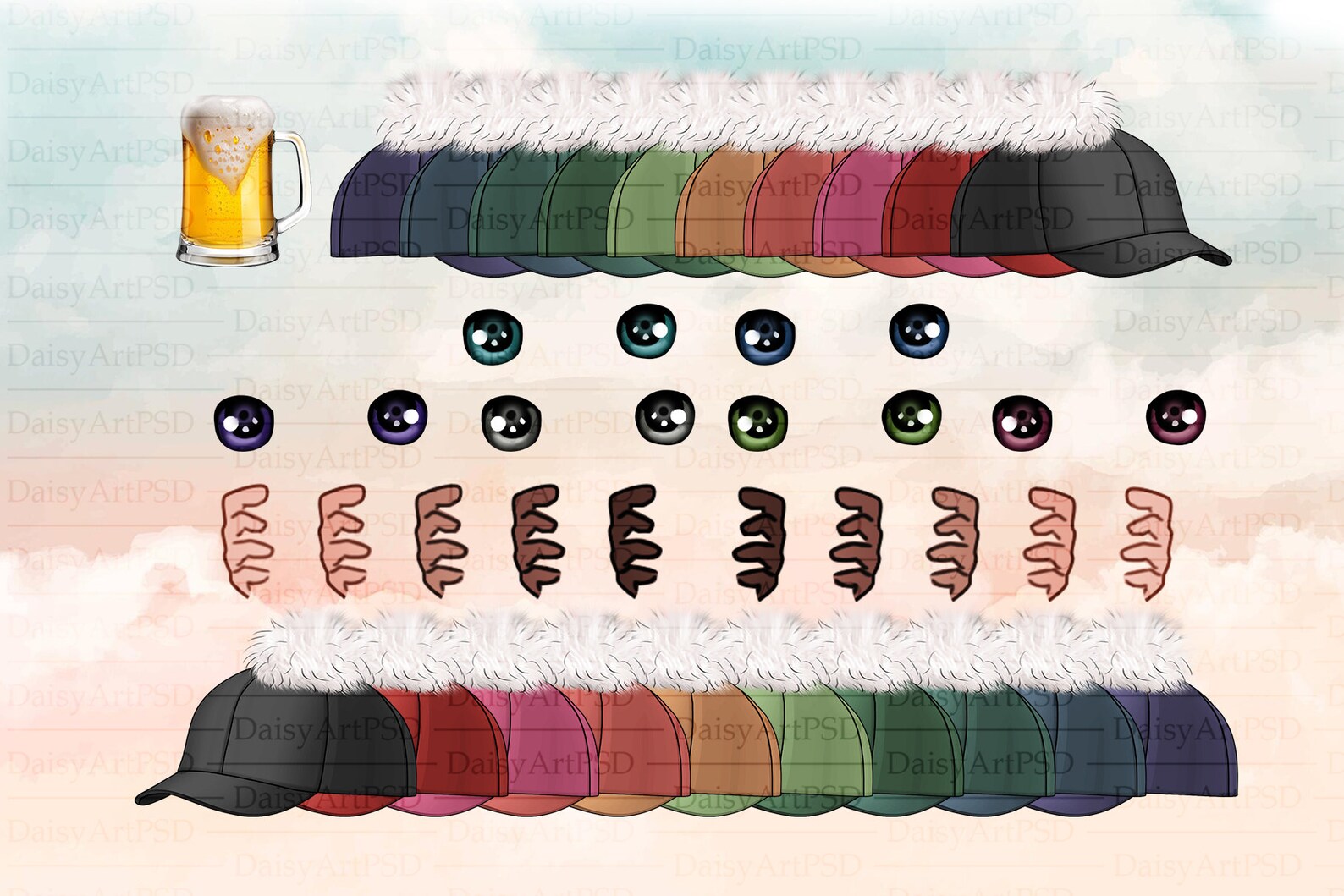 Best Friends Chibi Cute Clipart Besties Beer Clipart Fashion - Etsy