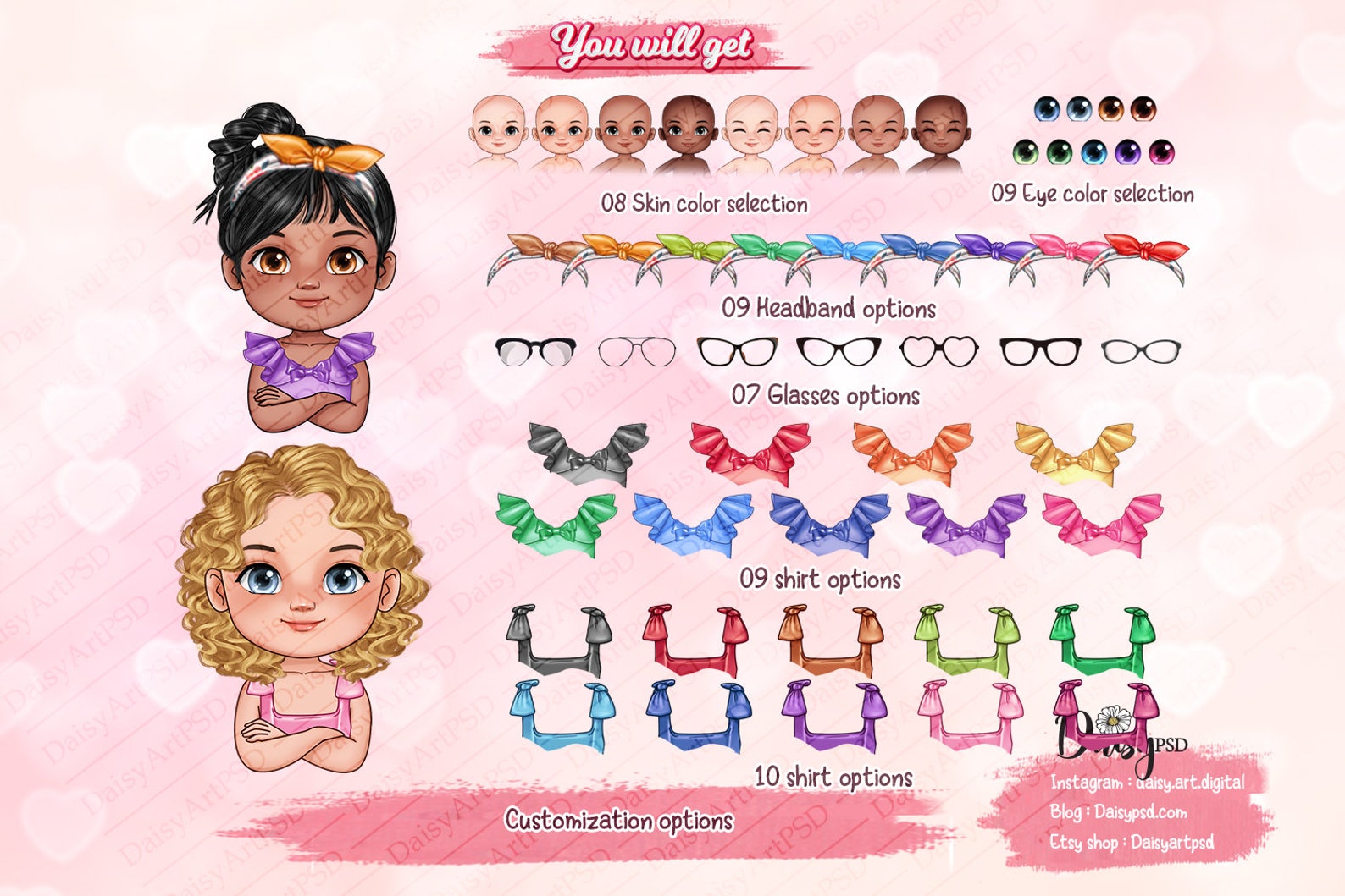 Chibi Children Clipart, Cute Kids PNG (digital Download) - Etsy