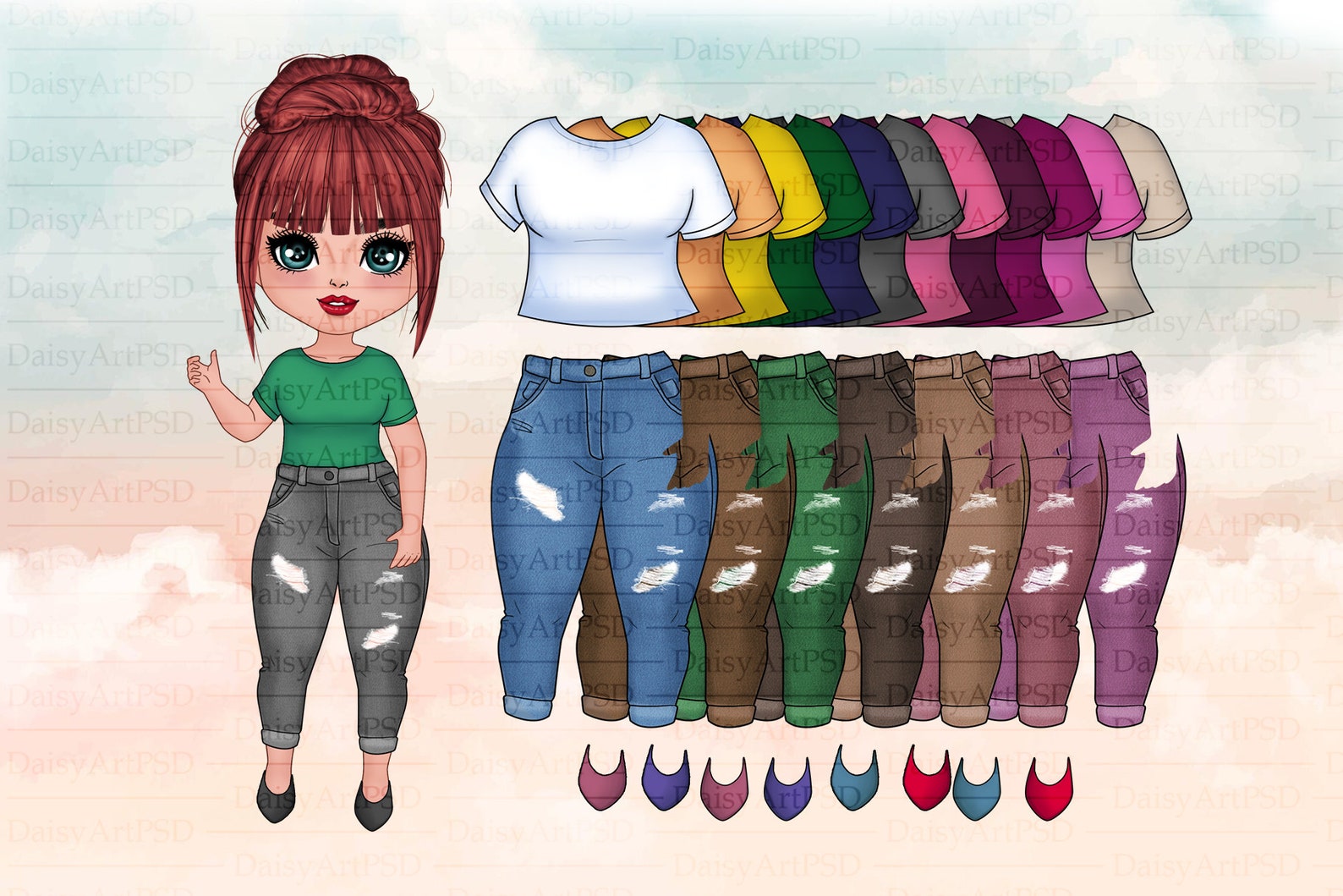 Best Friends Chibi Cute Clipart Besties Beer Clipart Fashion - Etsy