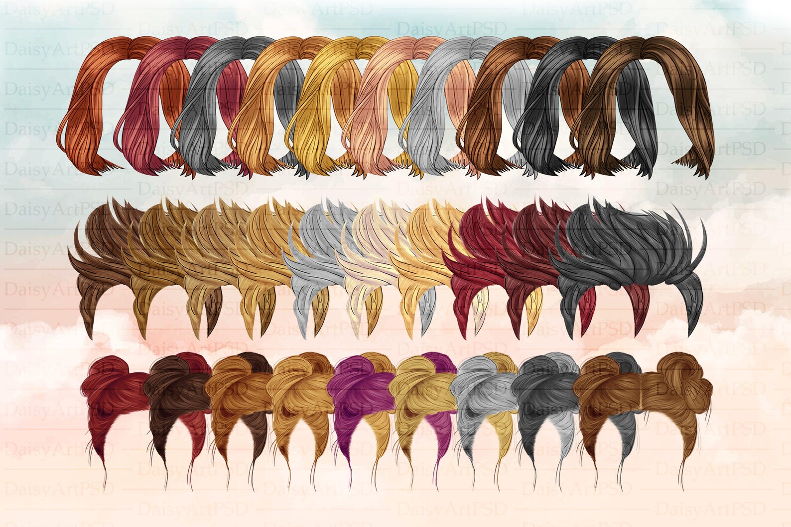 Reading Girl and Cat Chibi Clipart Book Lover Clipart - Etsy