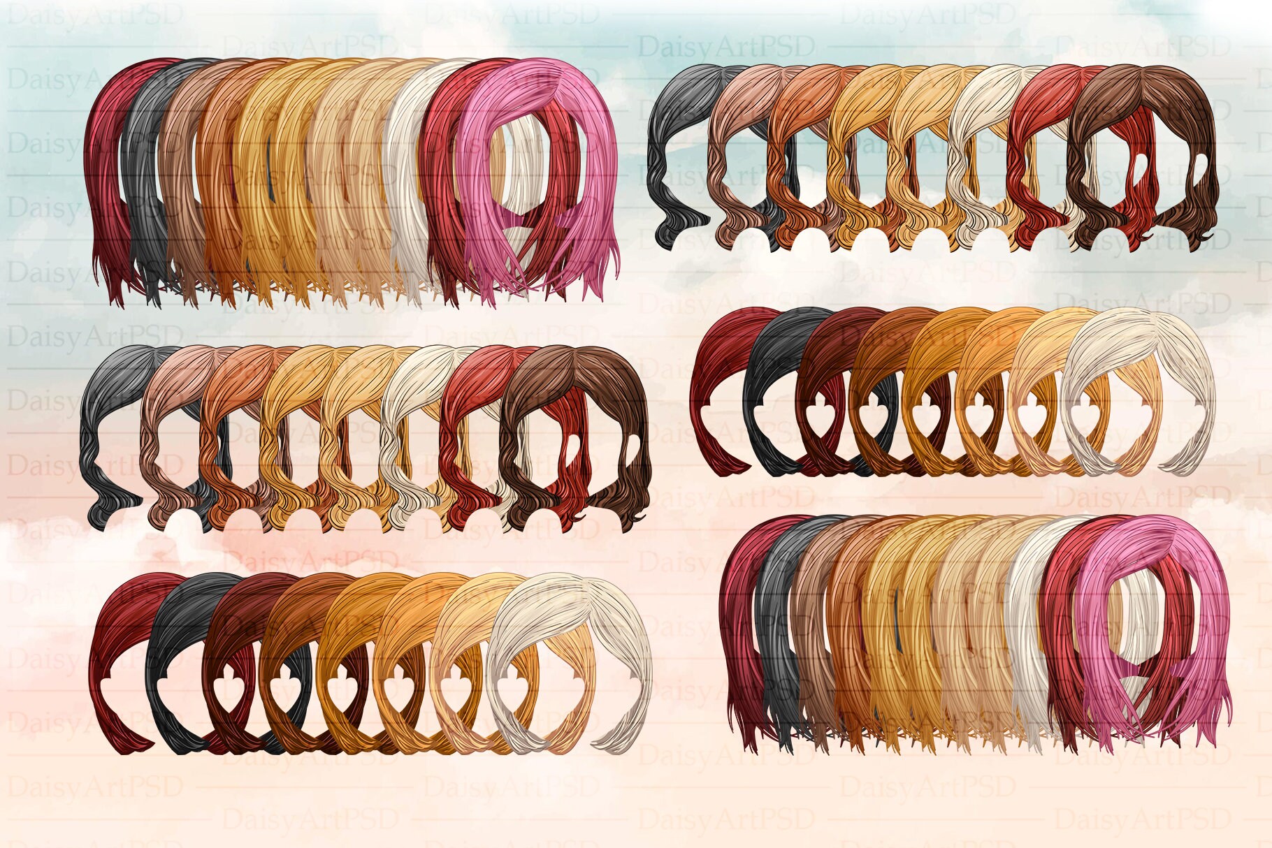 Best Friends Wool Pajamas Chibi Cute Clipart Besties - Etsy