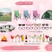 Happy Camping Clipart: Friends & Couple, Outdoor Adventure (digital ...