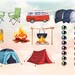 Best Friend Clipart: "men's Camping Chibi". Summer Fashion. Graphics ...
