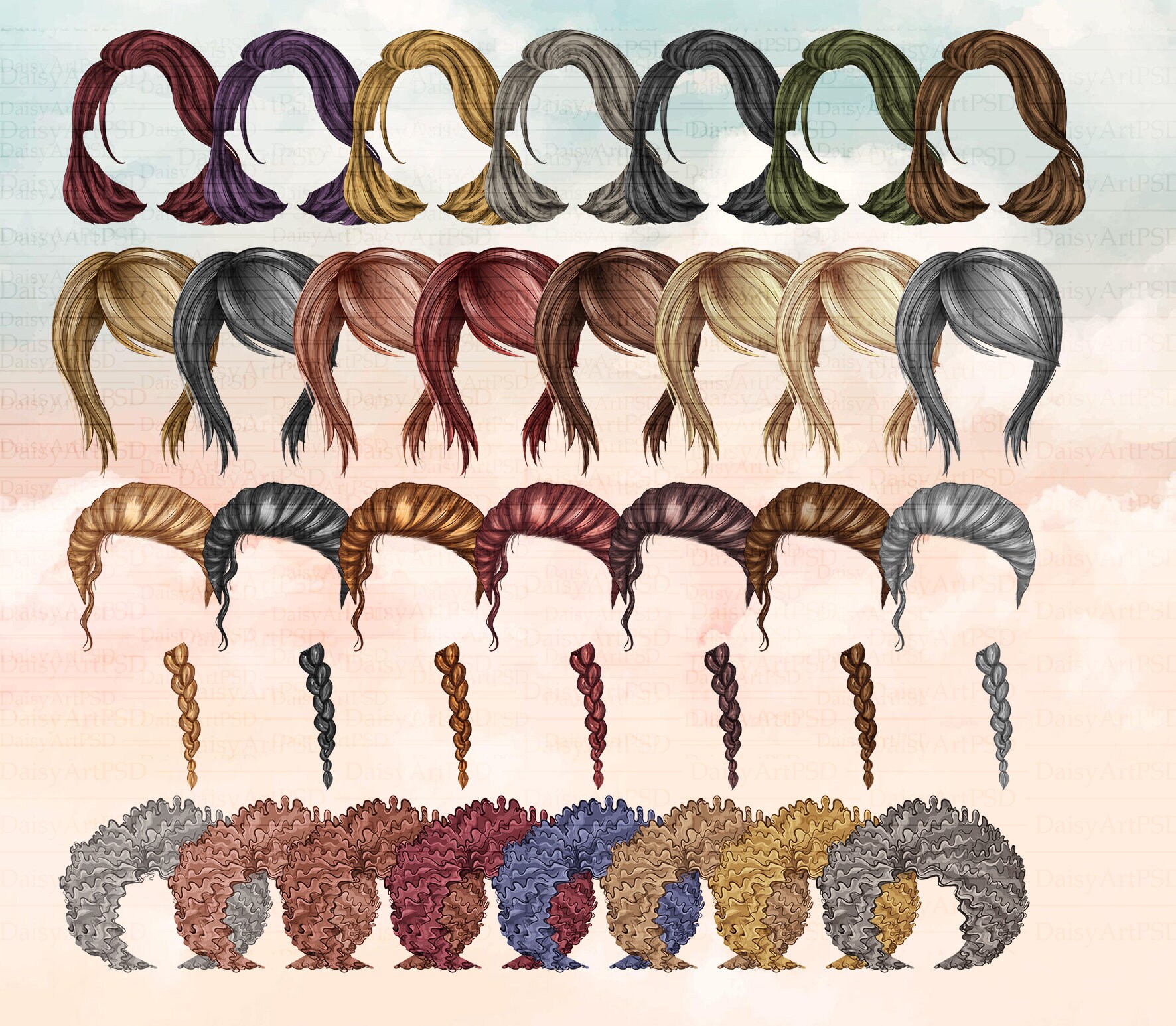 Best Friends Chibi Cute Clipart Besties Clipart Fashion - Etsy UK