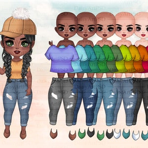 Best Friends Chibi Cute Clipart Besties Beer Clipart Fashion - Etsy