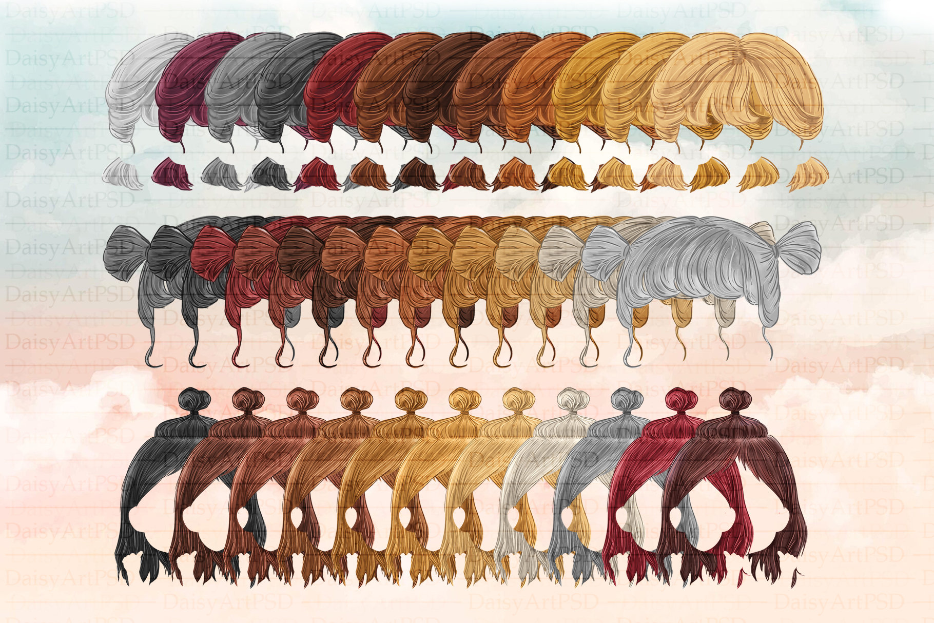 Children Clipart Girl Chibi Cute, Kids Clipart, Children Clipart, Girl ...