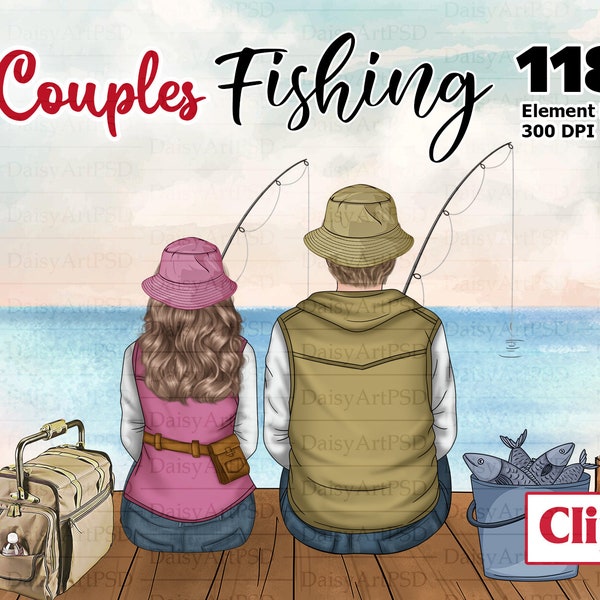 Boy Fishing Clipart - Etsy