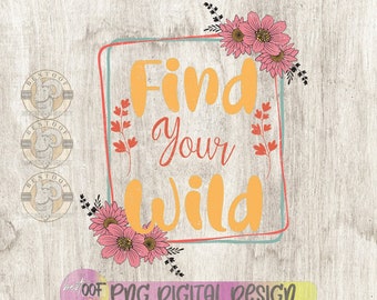 Find Your Wild Svg - Etsy