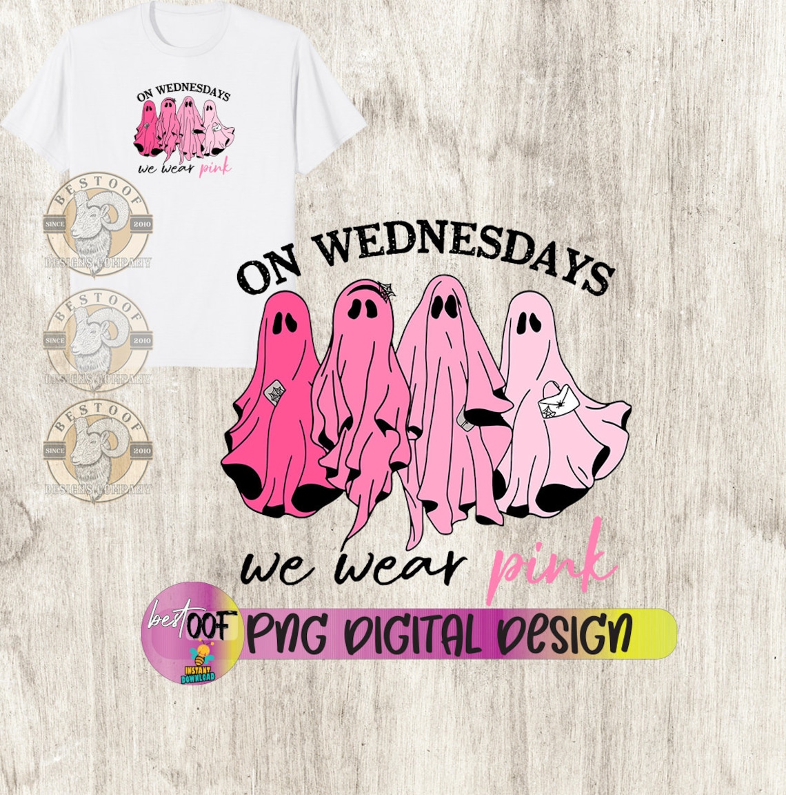 Pink Ghosts PNG Halloween Png Girl Halloween Png Mean - Etsy