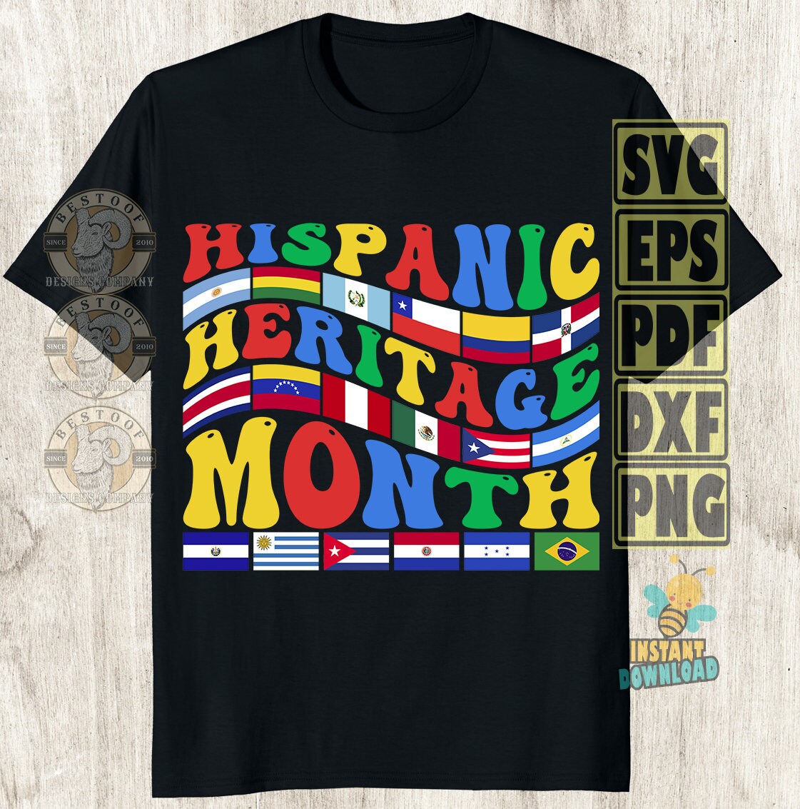 All Countries Flags Heart Hispanic Png Heritage Month Png - Etsy