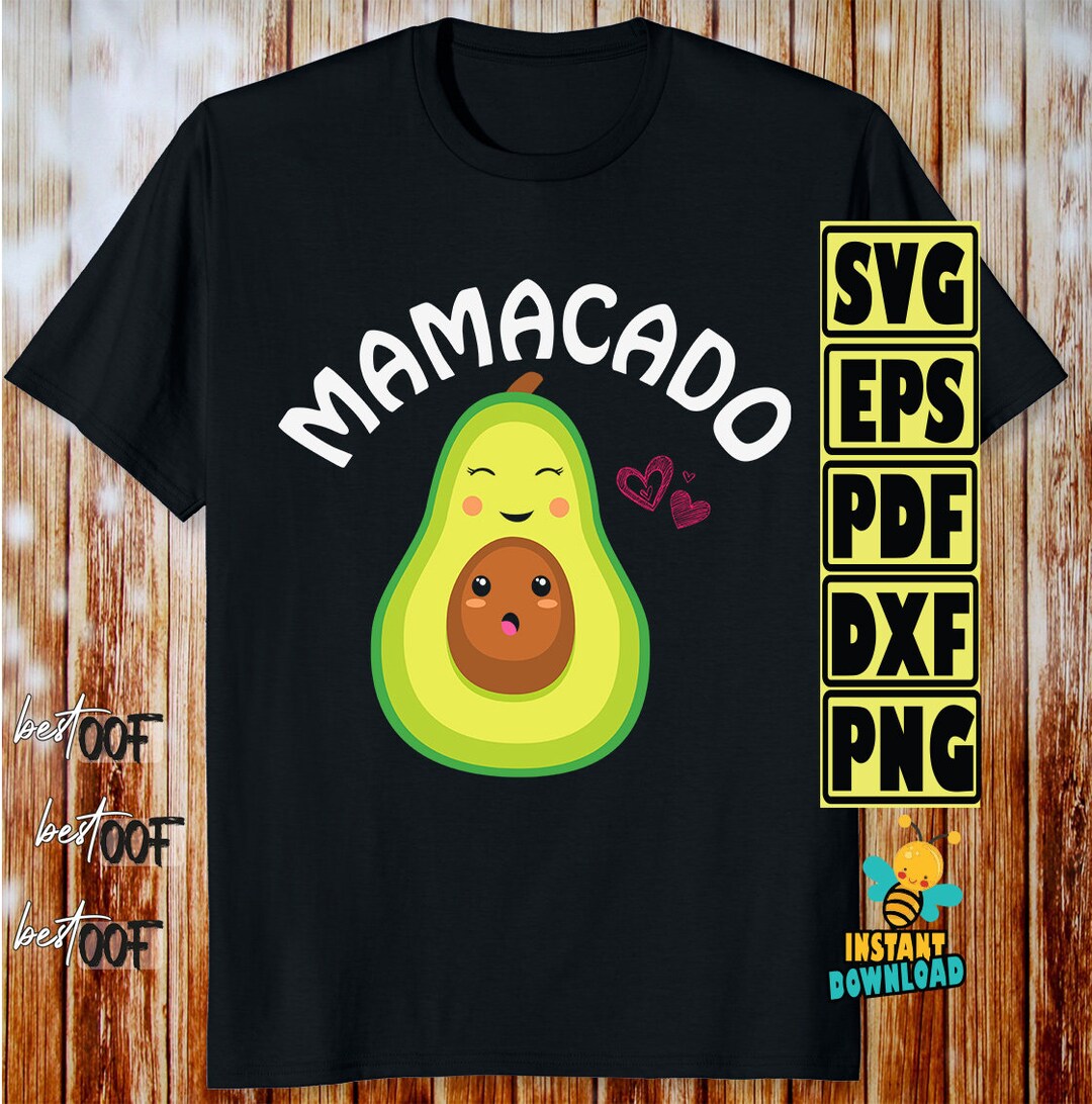 Mamacado Avocado SVG: Pregnancy Announcement Gift (digital Download) - Etsy