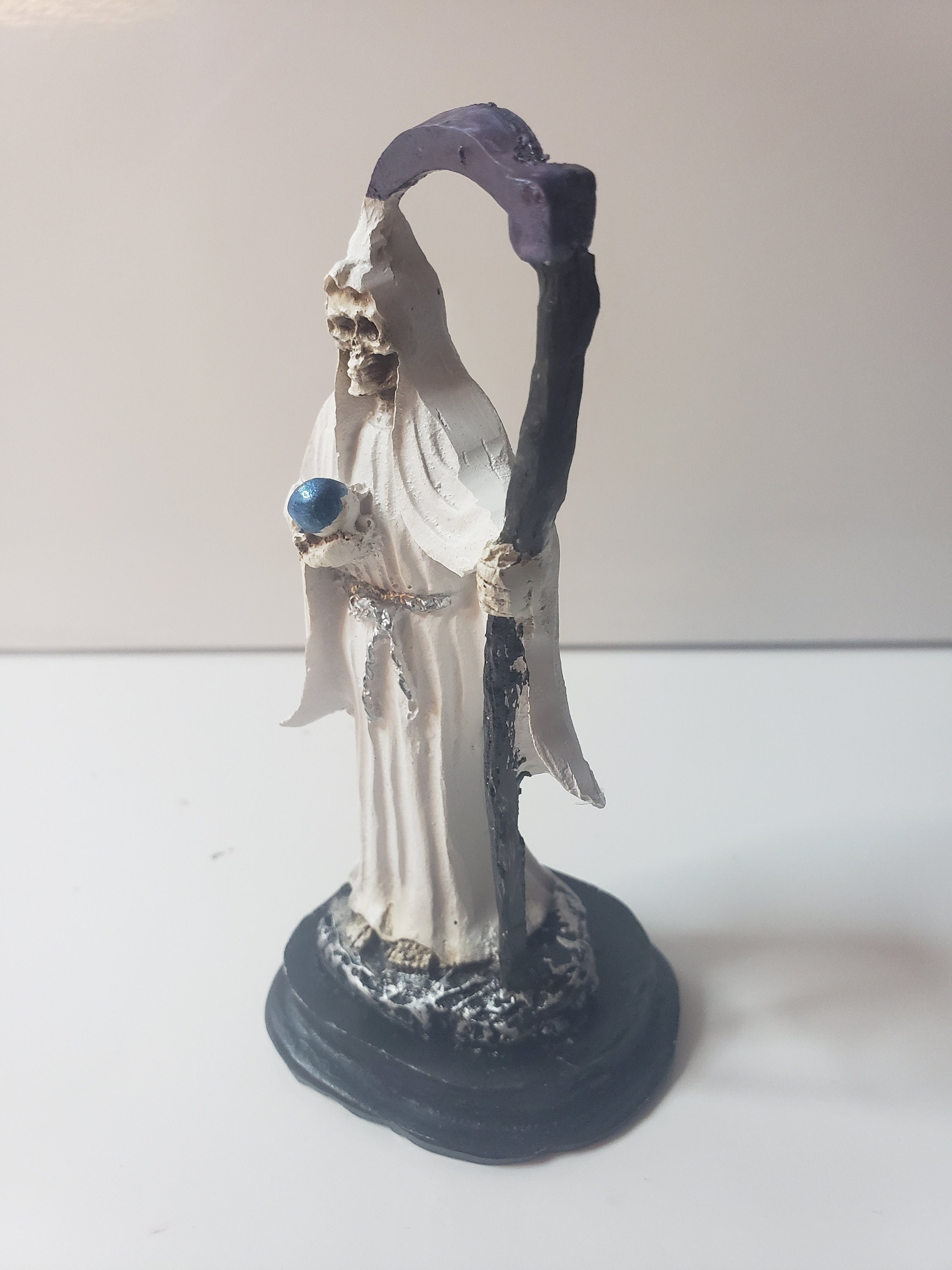 Santa Muerte Color White 6 Holy Death Statue / Grim | Etsy