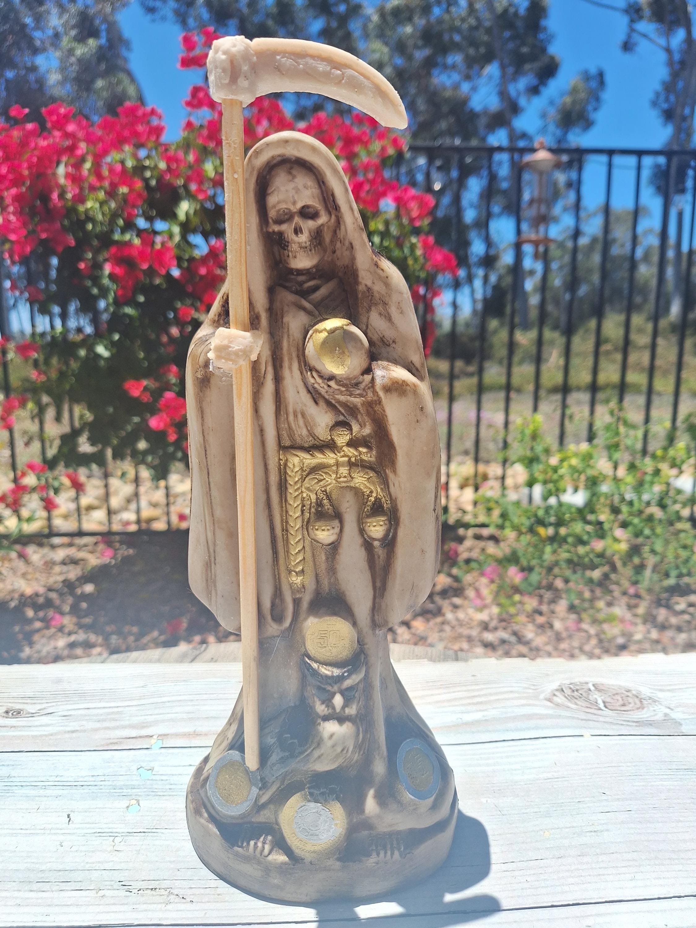 Handmade Santa Muerte Statue, Color Bone Holy Death, 13” - Etsy