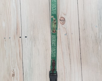 Santa Muerte Rainbow Lanyard Keychain Skinny Lady Witchcraft Health ...