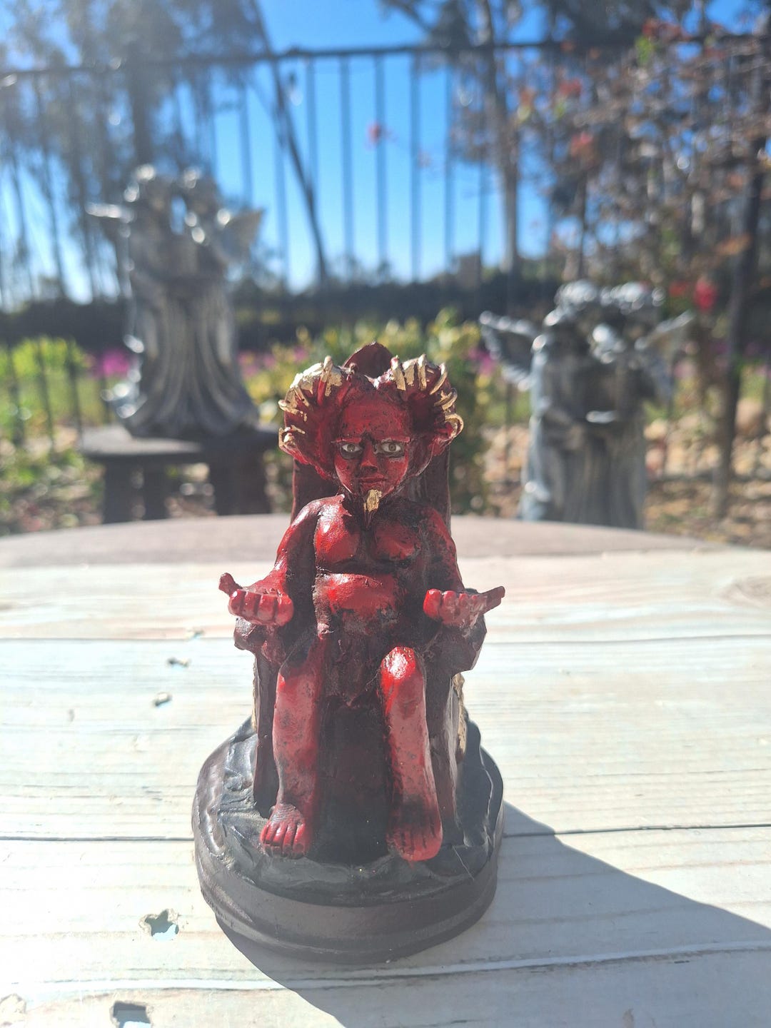 Baphomet Satan Red 5.5" Satan / Diablo / Angel Negro/ Devil / Evil ...