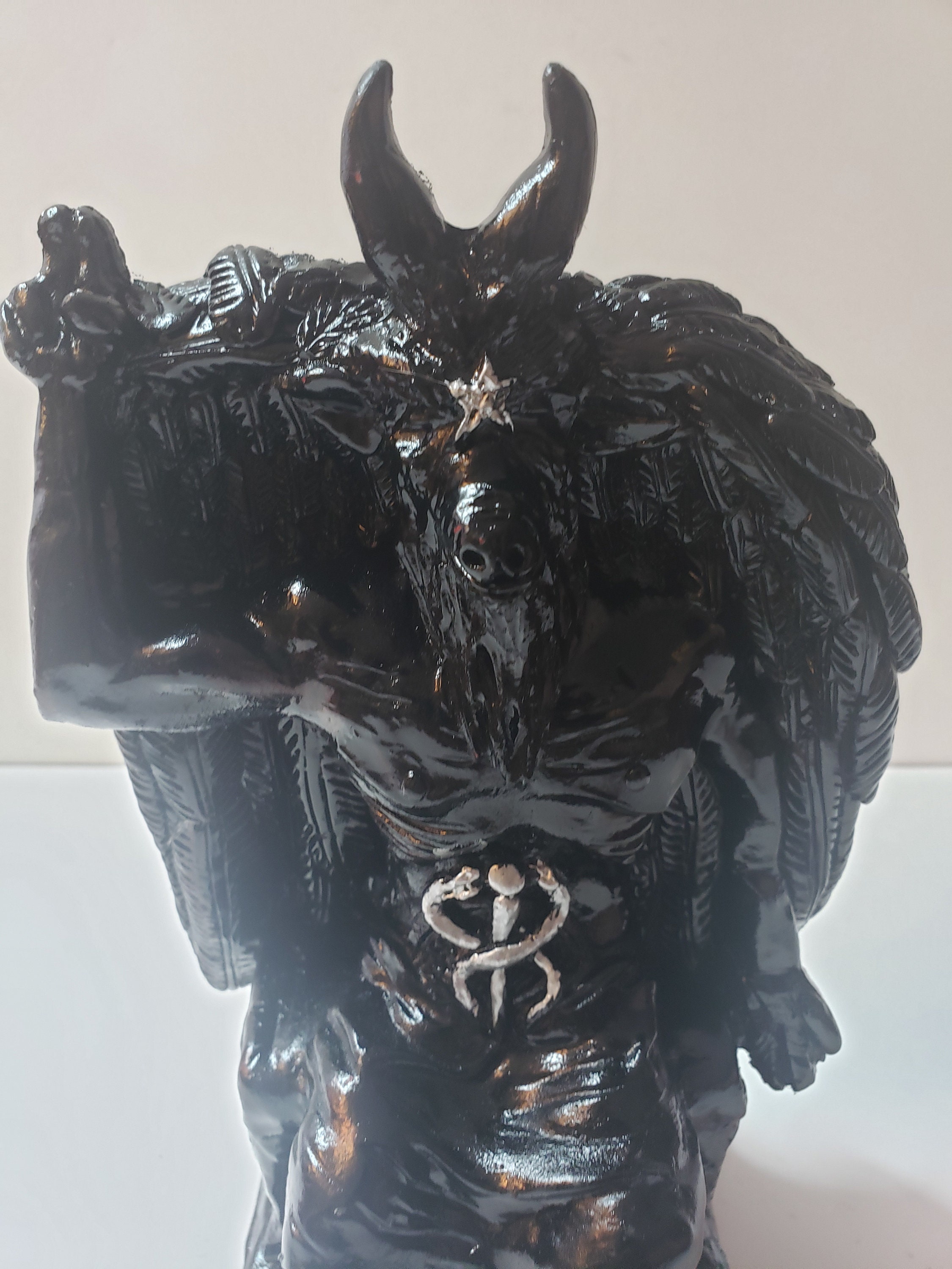 Templar Sabbatic Goat Baphomet Satan Black 10 X 6/ | Etsy