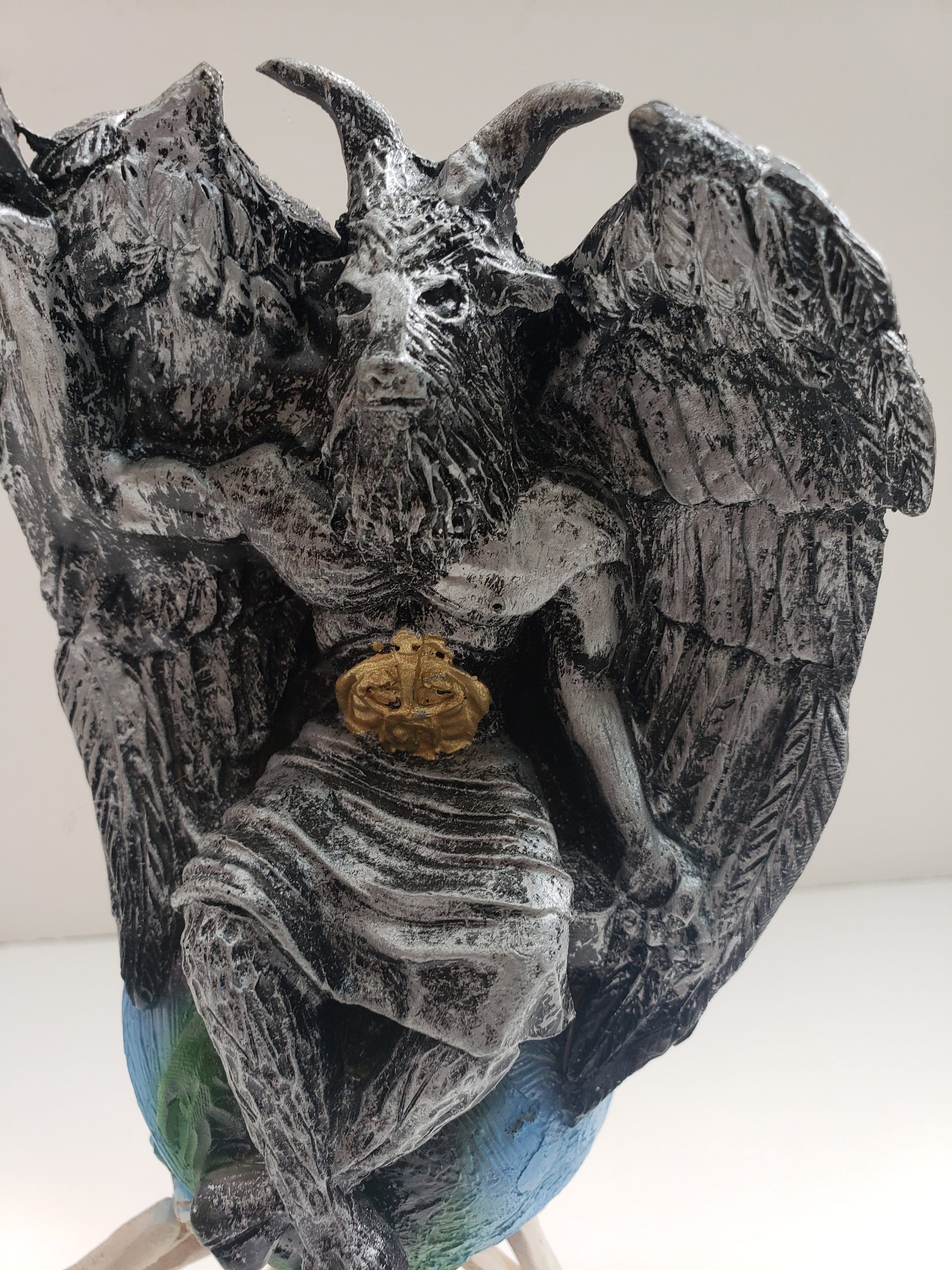 Templar Sabbatic Goat Baphomet Satan 11 X 5 | Etsy