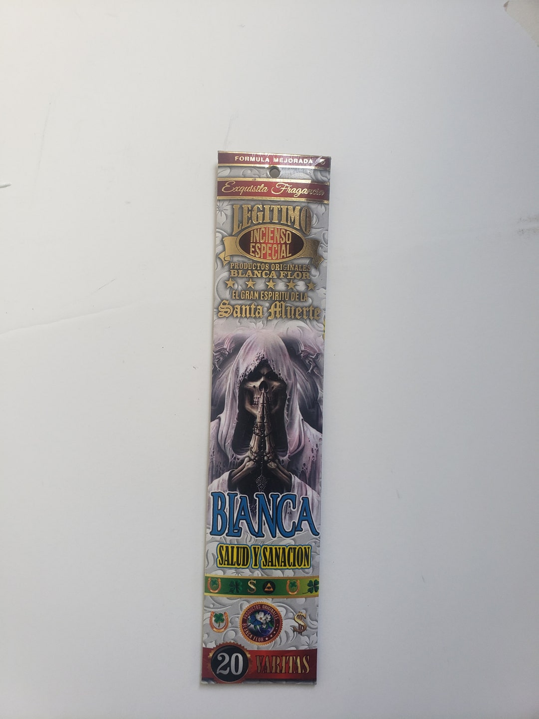 Santa Muerte White Holy Death Mystico Incense 20 Sticks Health ...