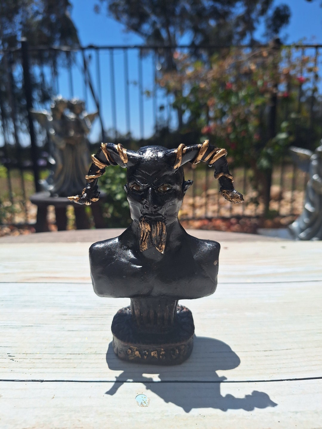 Satan Black 6" X 4" Satan / Standing / Diablo / Angel Negro/ Devil ...