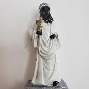 Orisha Obatala 5" Statue Santeria Yoruba 7 African Powers Estatua Magia ...