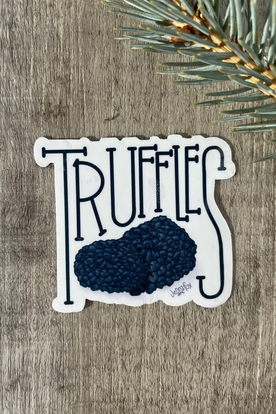 Truffles Mushroom Sticker Cute Mushroom Stickers - Etsy
