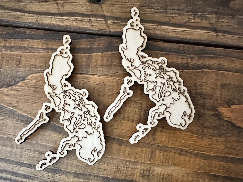 Philippines Magnet, Philippines Map Fridge Magnet, Sun and Star Magnet ...