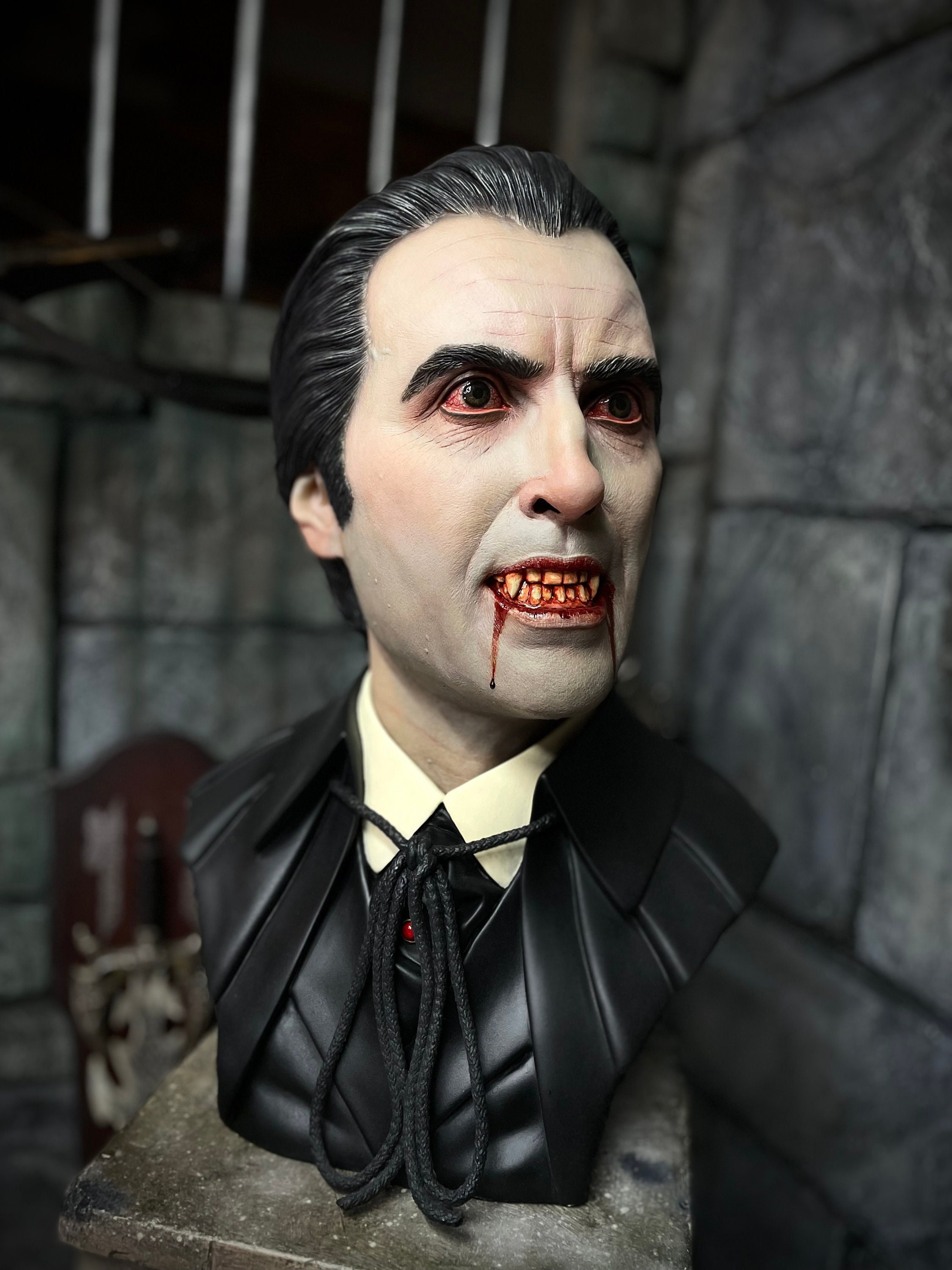 Dracula Life-size Bust of Christopher Lee - Etsy