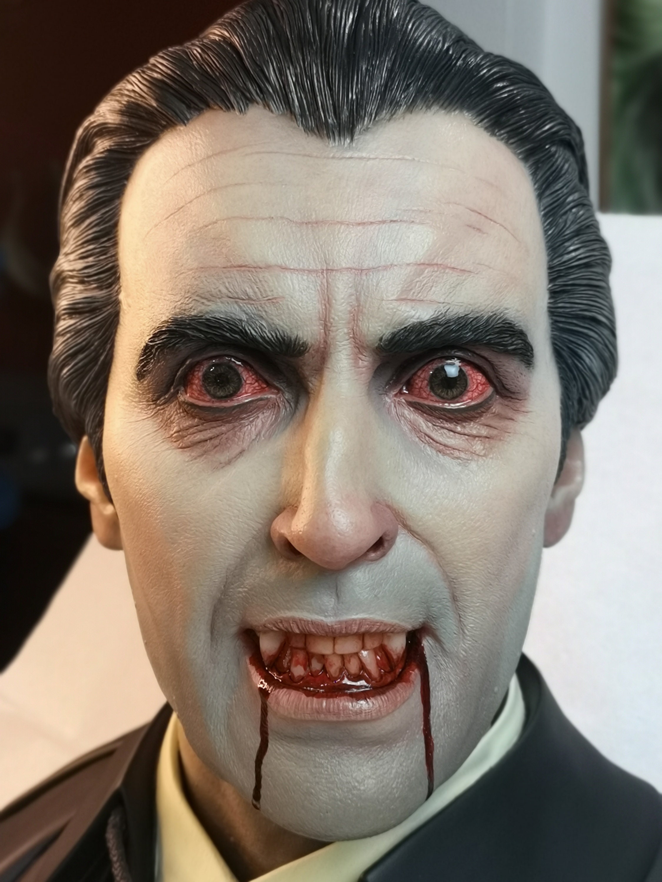 Dracula Life-size Bust of Christopher Lee - Etsy