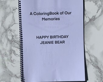 Customized Photo Coloring Pages, Personalized Coloring Page, Coloring ...