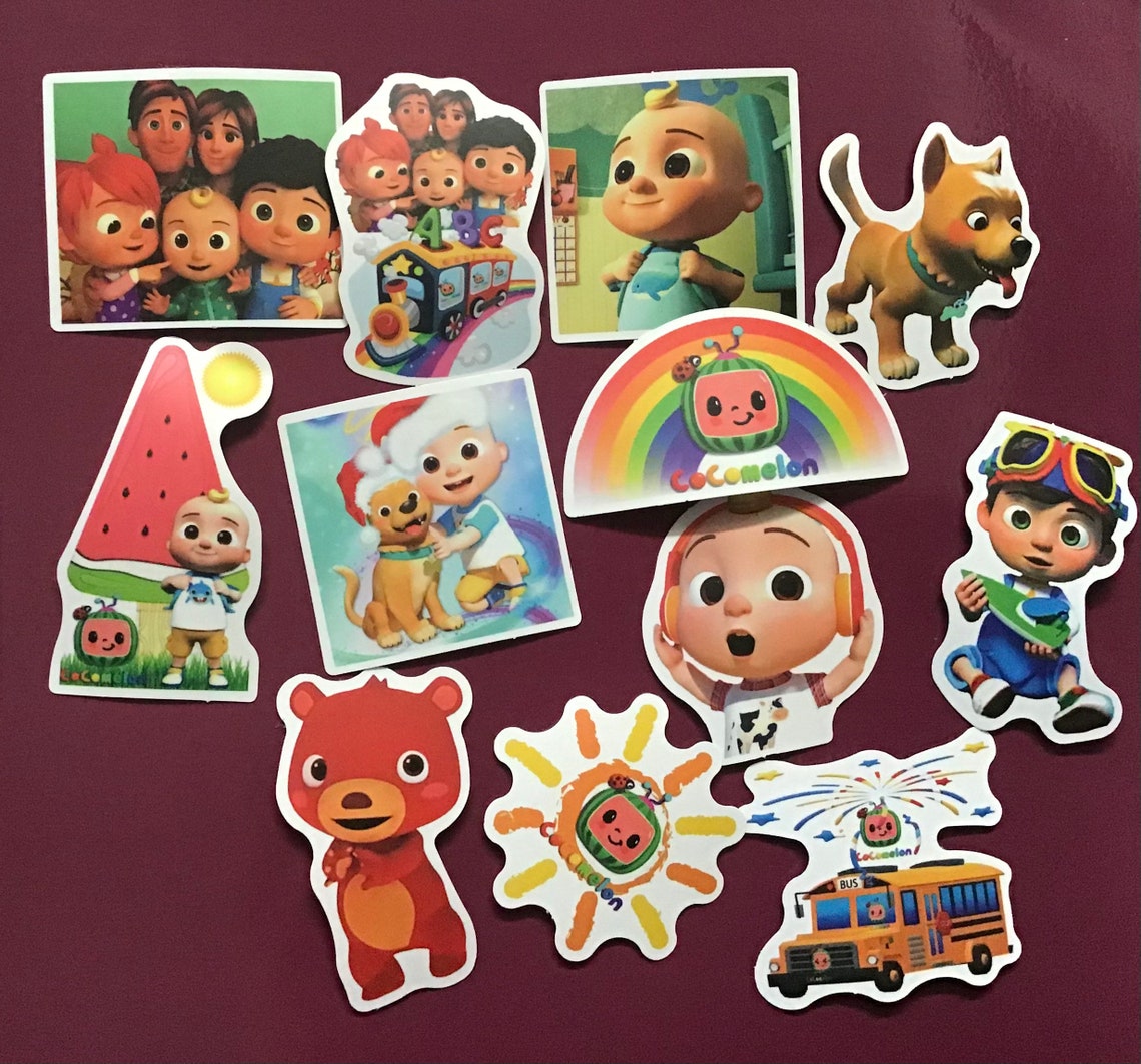Cocomelon Waterproof Stickers/ Stickers for Kids | Etsy