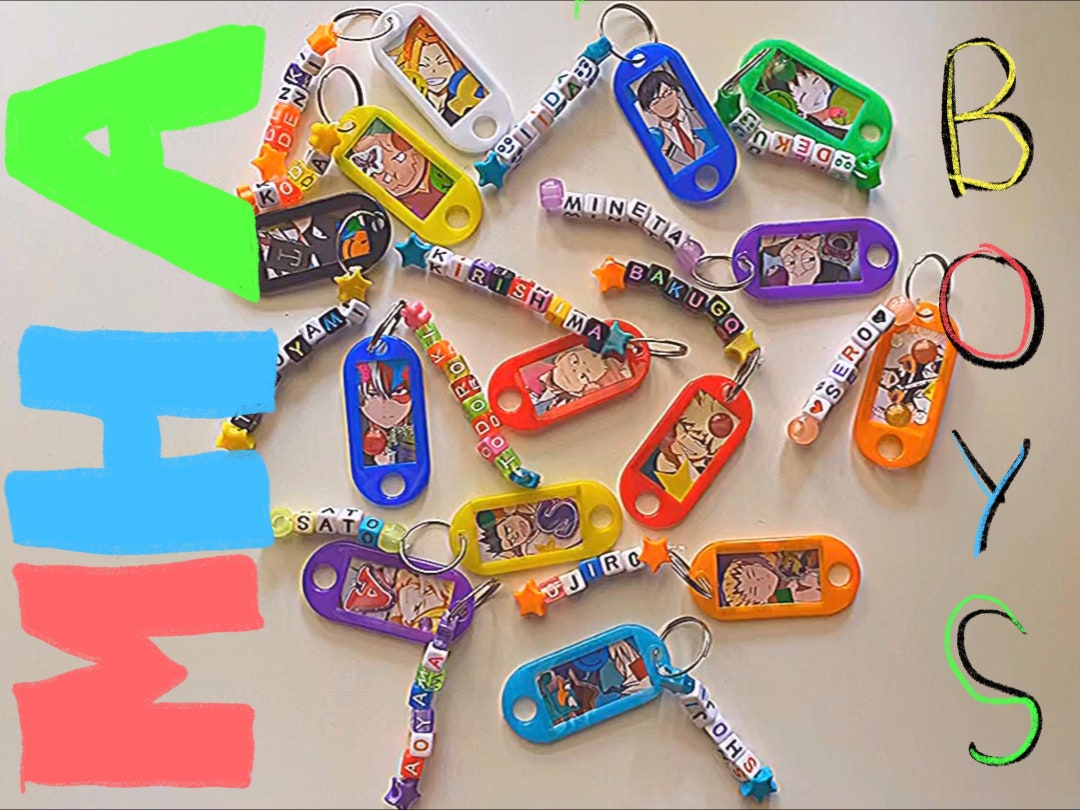 Mha Class 1-a Boys Keychains - Etsy