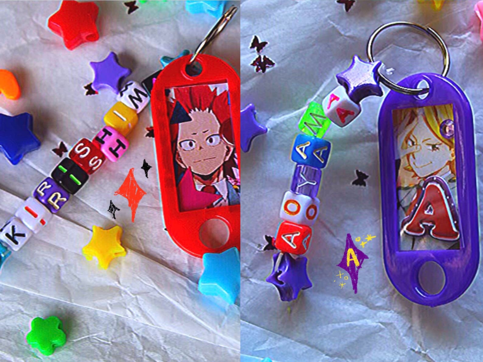 Mha Class 1-a Boys Keychains - Etsy UK