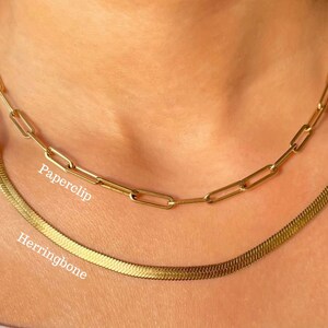 Gold Chain Necklace, Waterproof Necklace, Gold Necklace Women, Choker ...